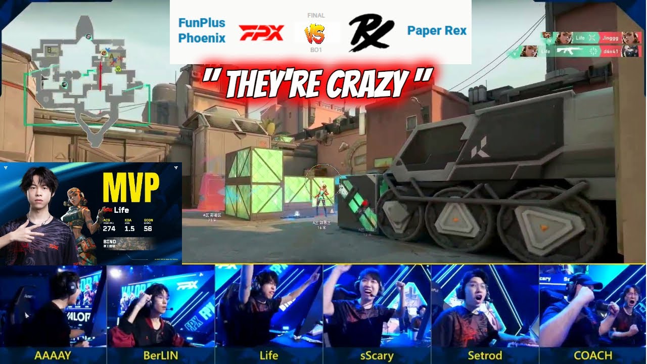 PRX vs FPX Best Moment only in Valorant Radiant International ...