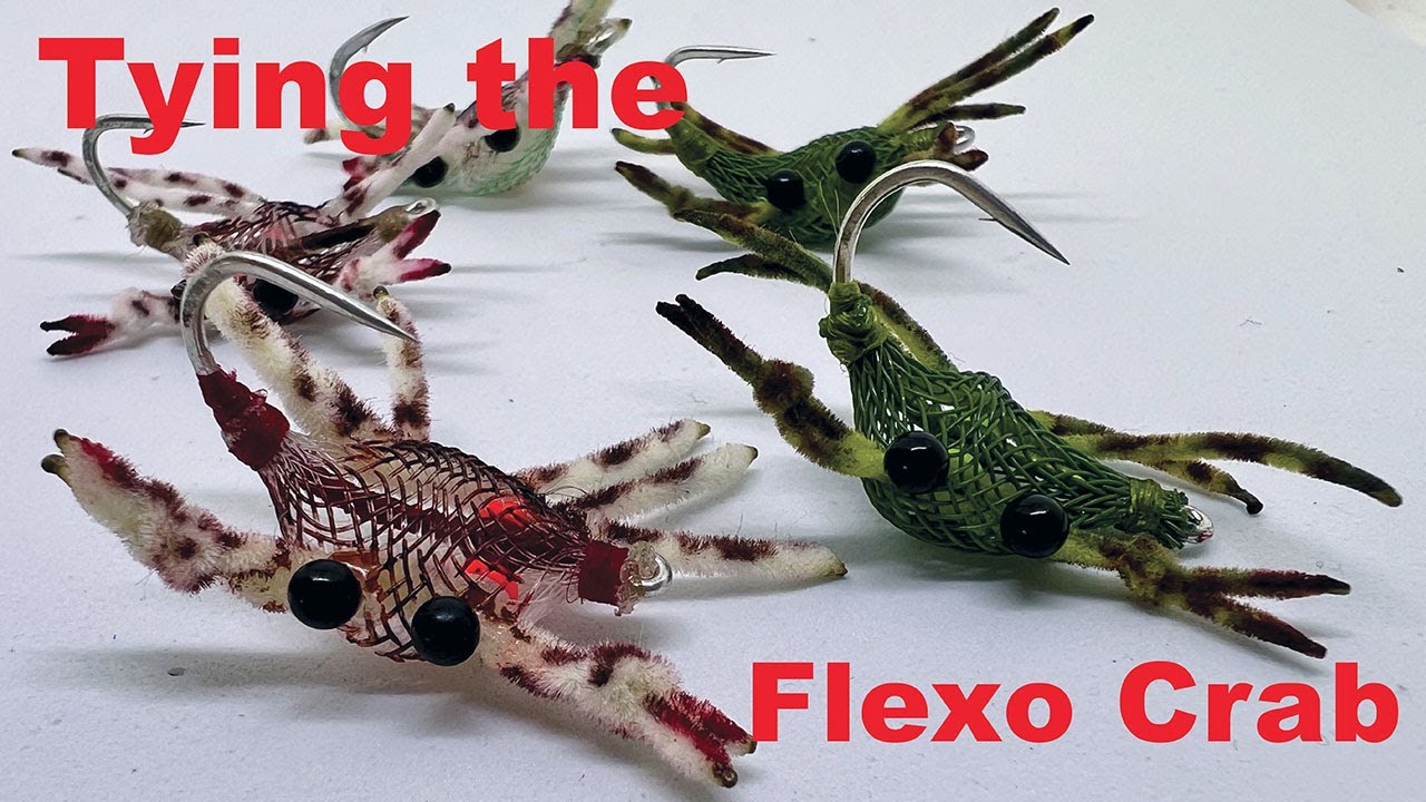 Flexo Crab Saltwater Fly Pattern How To - YouTube