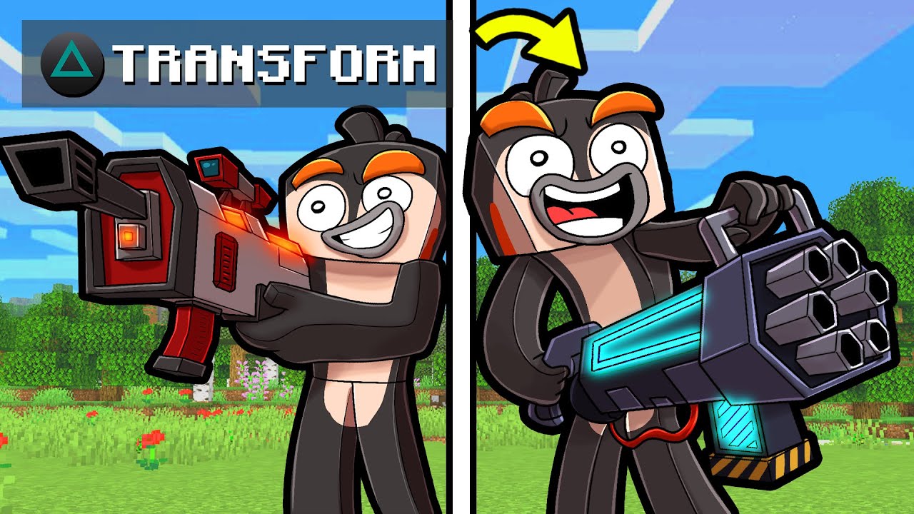 I Transform INFINITY CHARGE RIFLE! (Scramble Craft) - YouTube