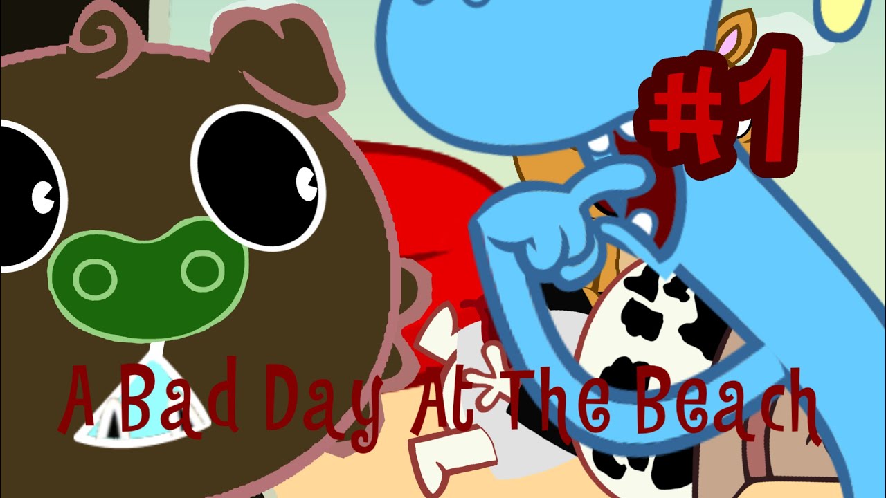 The Unofficial Happy Tree Friends - A Bad Day At The Beach (S1 EP1 ...