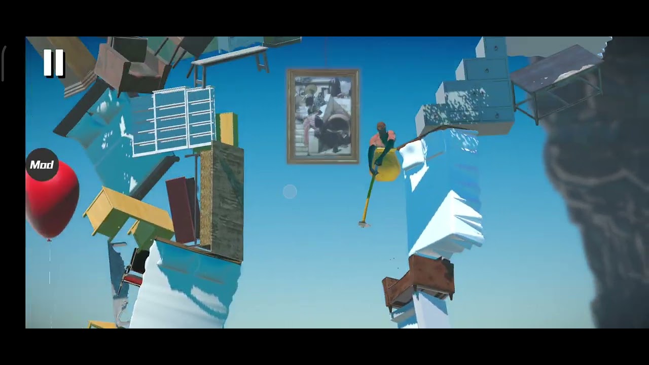 Getting Over It Mod Chinese gravity hack Golden Pot - YouTube