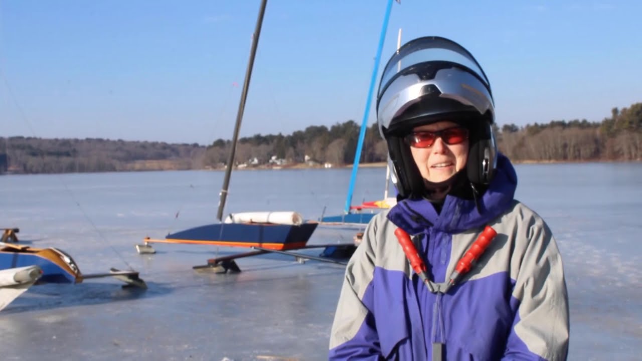 A Glimpse Into the World of Ice Boating - YouTube