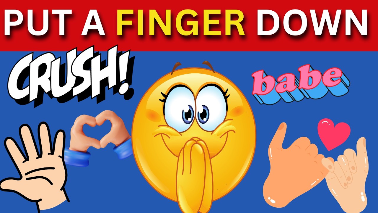 Put a Finger Down Crush Edition: Love & Crush Edition | Trending TikTok ...