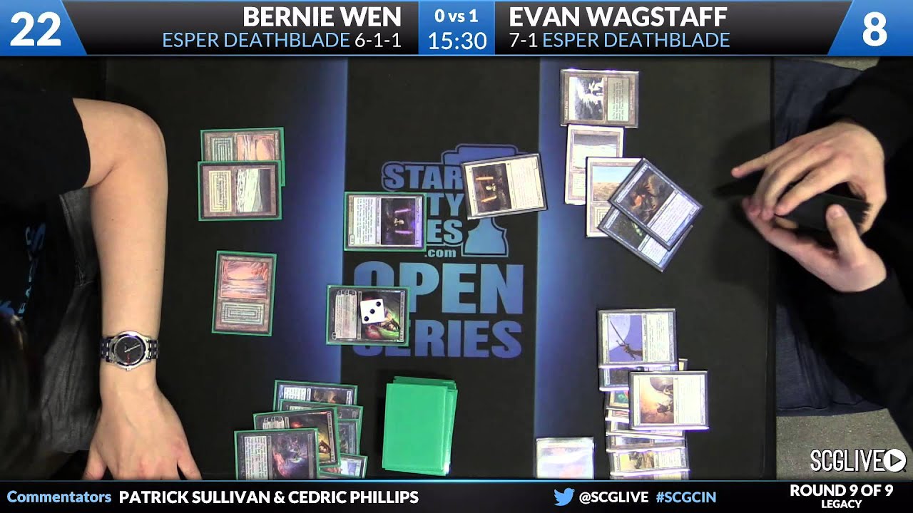 SCGCIN - Legacy - Round 9 - Bernie Wen vs Evan Wagstaff - YouTube