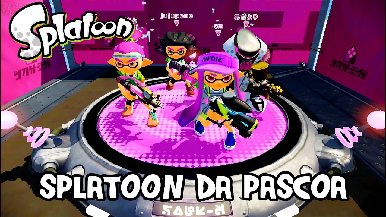 SPLATOON gameplay - jogando com a .52 Gal Deco. - YouTube