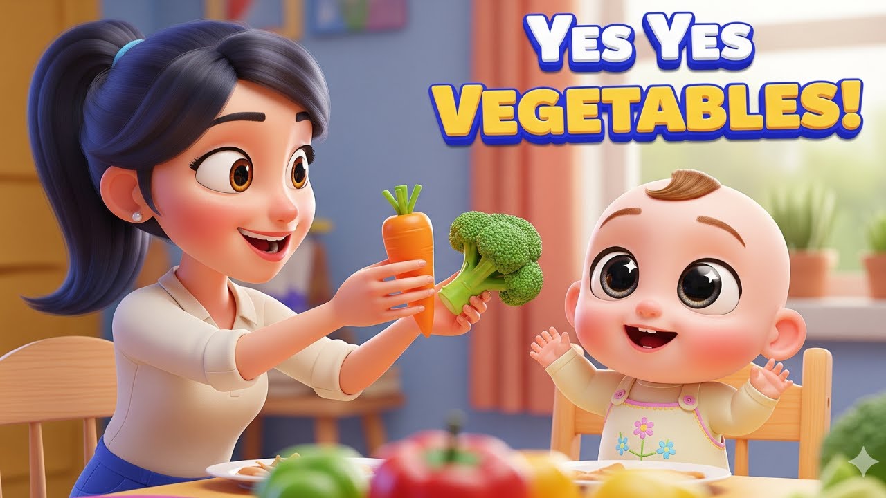 Yes Yes Vegetables Song 🥦🥕 | Healthy Eating Habits for Kids | Nursery ...