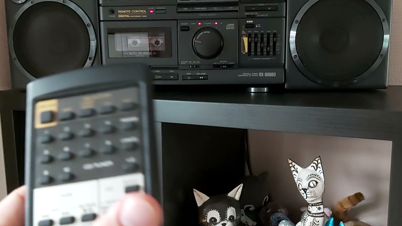 Panasonic rx-ds660 remote control @boombox 4ever - YouTube