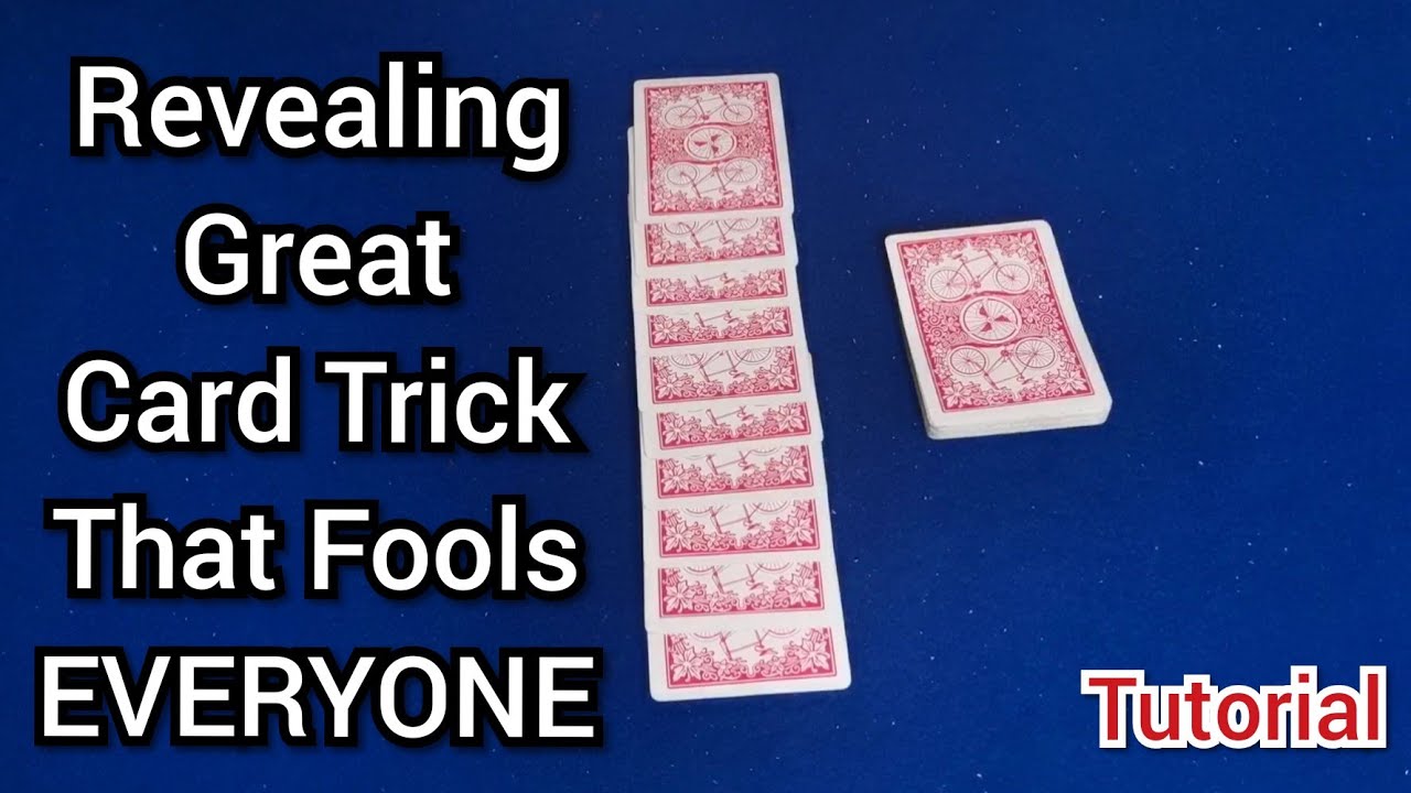 Revealing Fantastic Card Trick That Can Fool Anyone. Card Magic ...