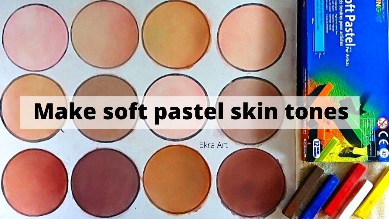 Skin color Mixing - How I Make Skin Tones for my portrait drawing by ...