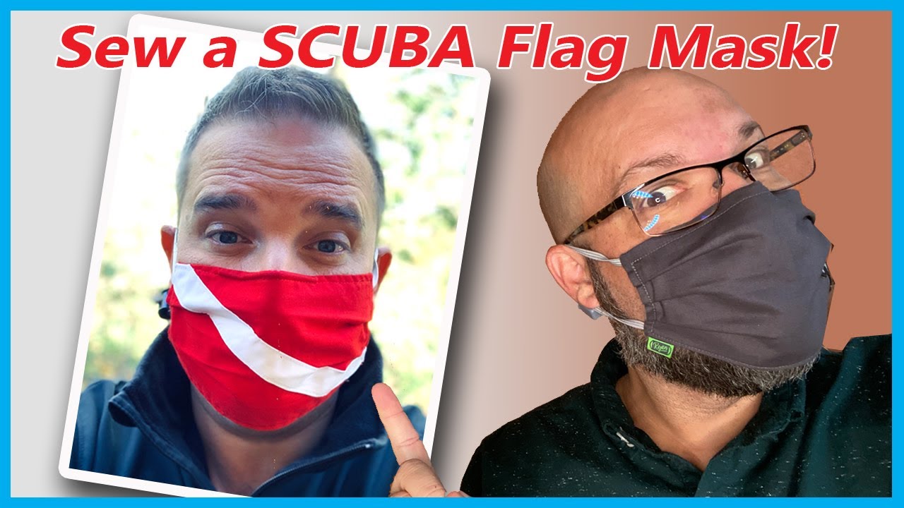 Sew a SCUBA Flag Mask for Your Diver Friends! Step By Step Instructions ...
