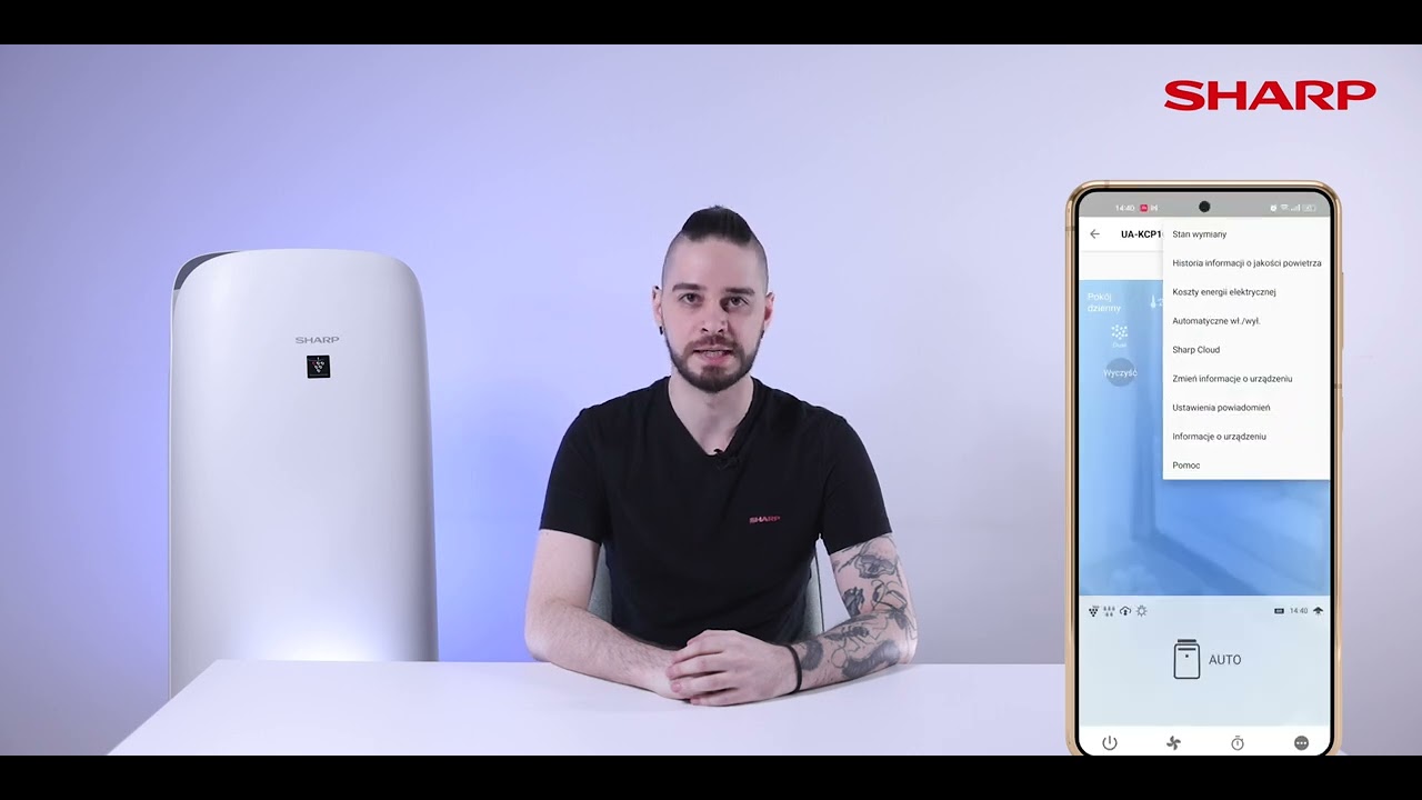 Aplikacja Sharp Life Air – sterowanie oczyszczaczem powietrza za pomocą ...