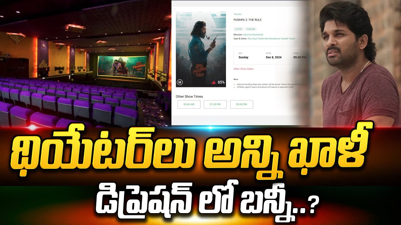 థియేటర్ లు అన్ని ఖాళీ..డిప్రెషన్ లో బన్నీ.? | Chandu Srinivas About ...