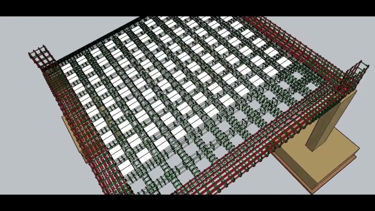 Animation/Ribbed Slab (two way ) - YouTube