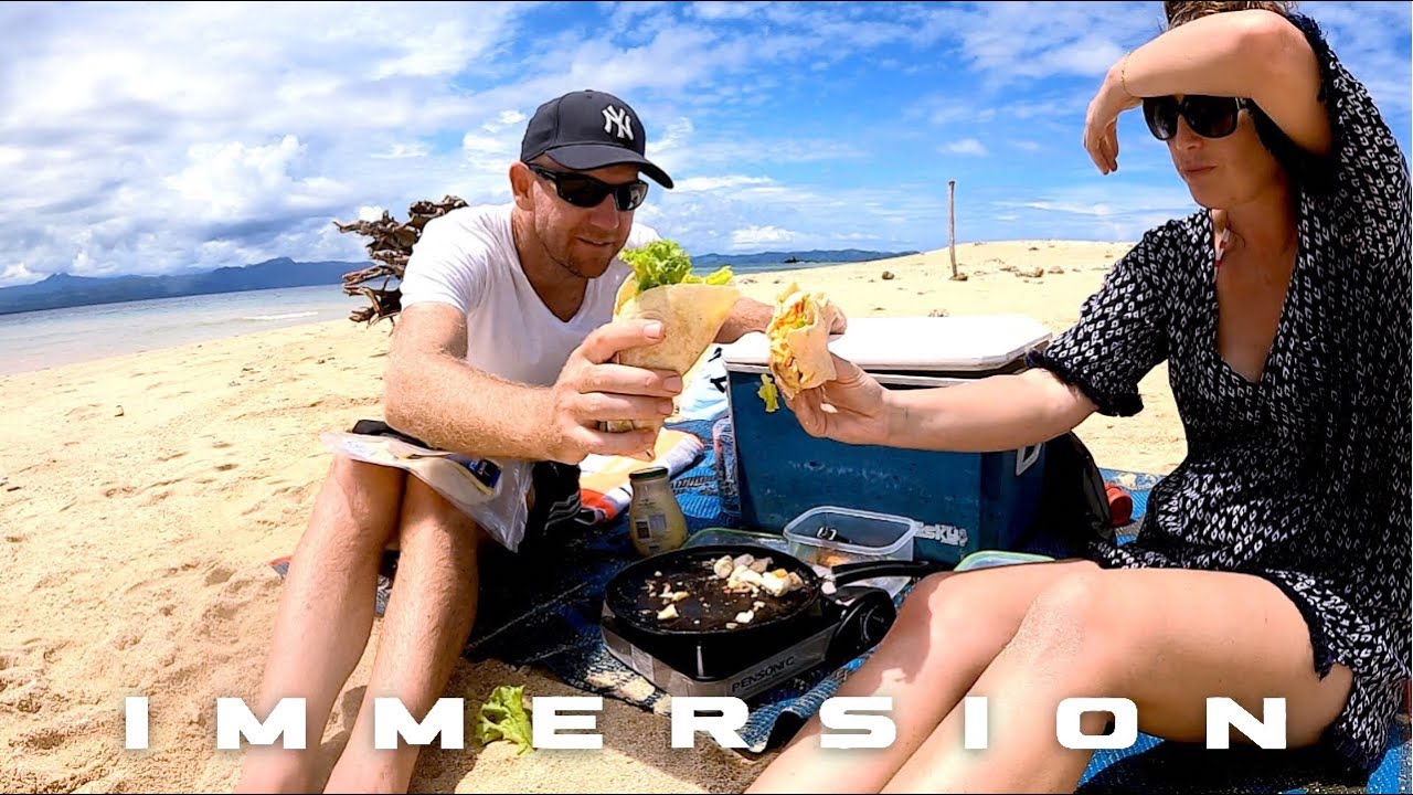 Date Day On A Remote Fiji Island | GT Fishing & Swimming in tropical ...