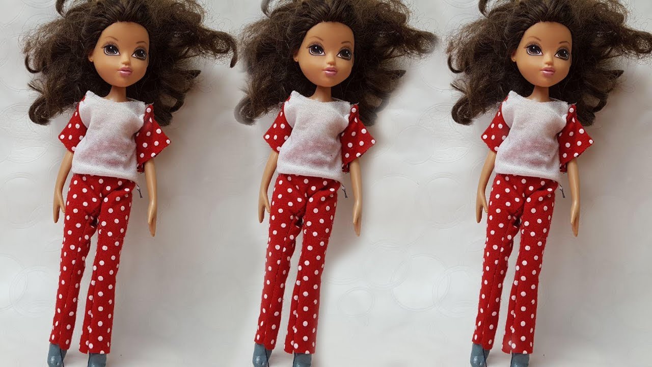 DIY Pyjamas For Your Doll - YouTube