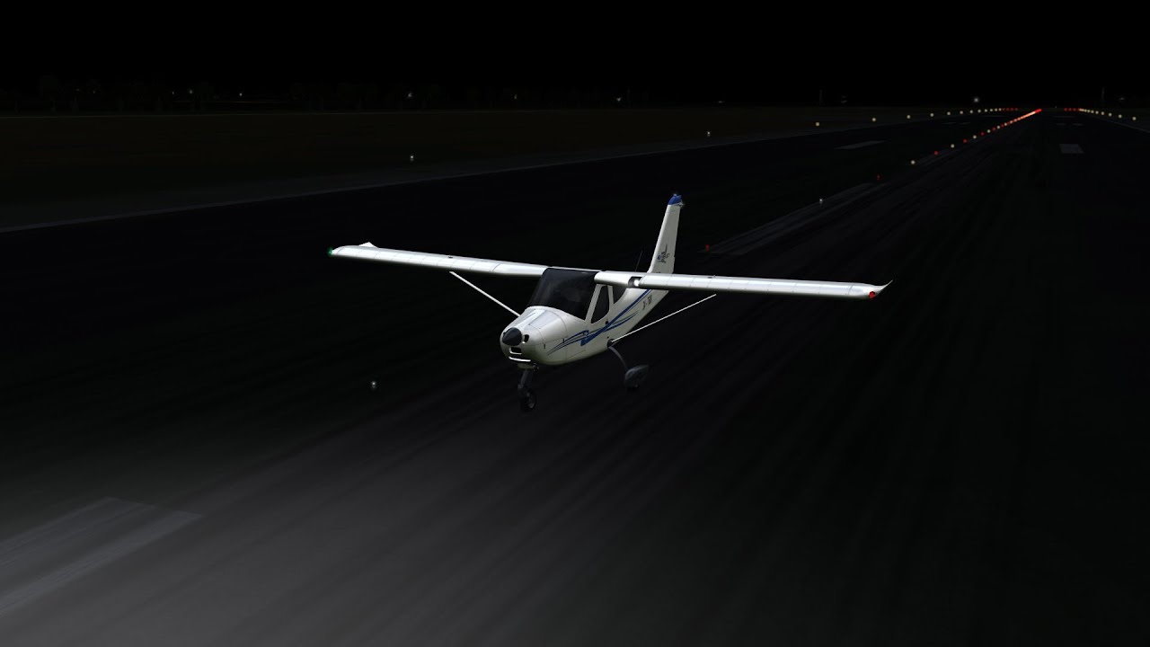 4K | Prepar3D v4.5 | VFR Nocturno | MUHA - MUHA | Tecnam P92 | IVAO ...