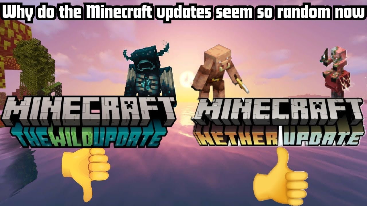 The past three major Minecraft updates have really confused me - YouTube