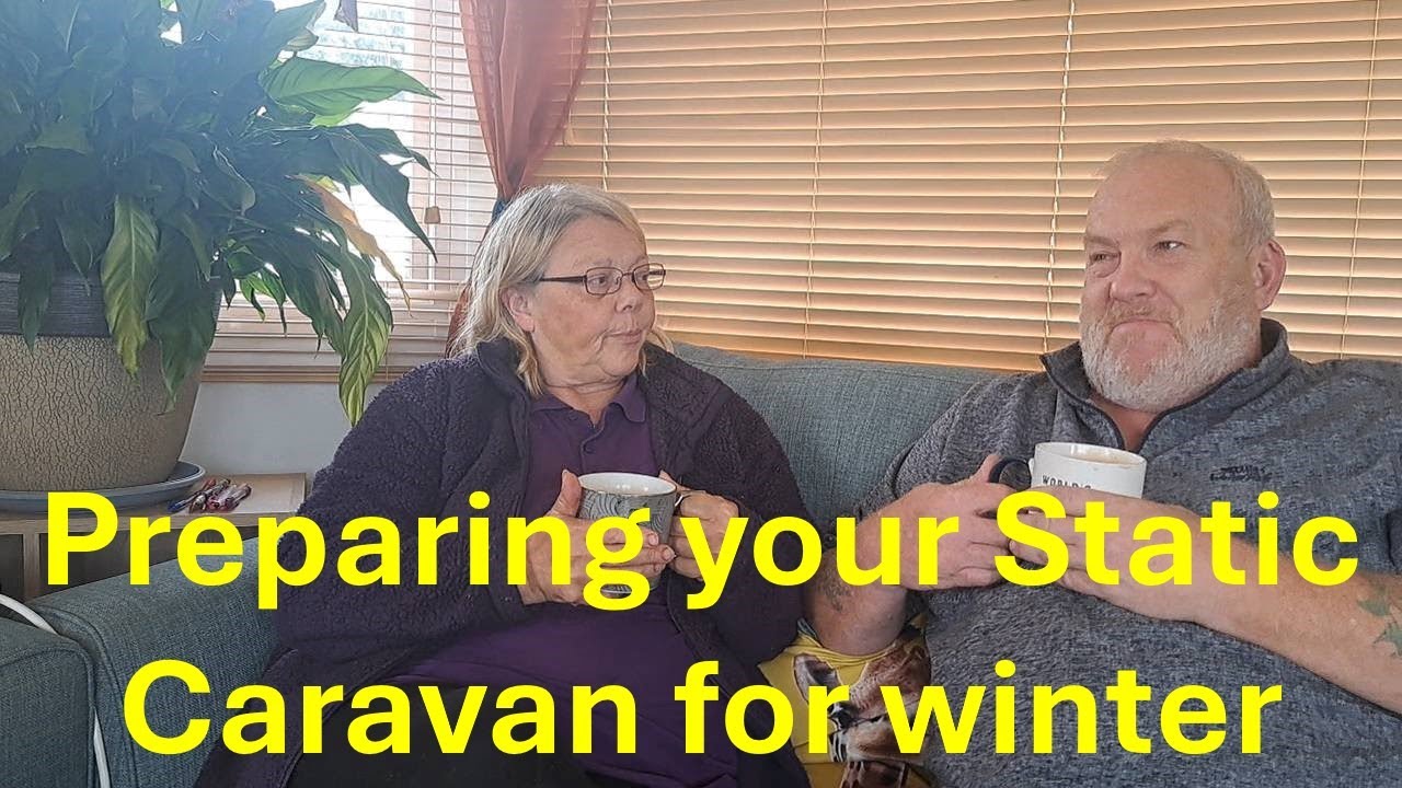 Static Caravan Jet-wash prep & a new electric fire - YouTube