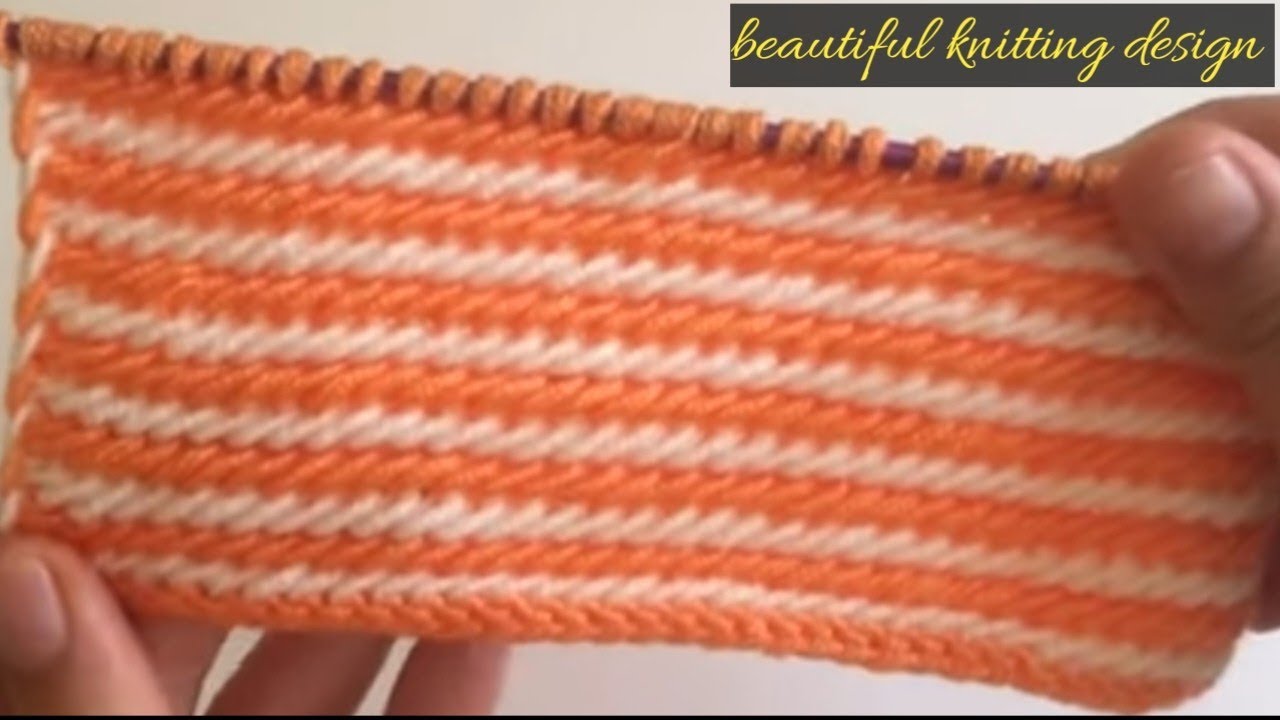 #beautiful & super easy knitting design #sweater border design #two ...