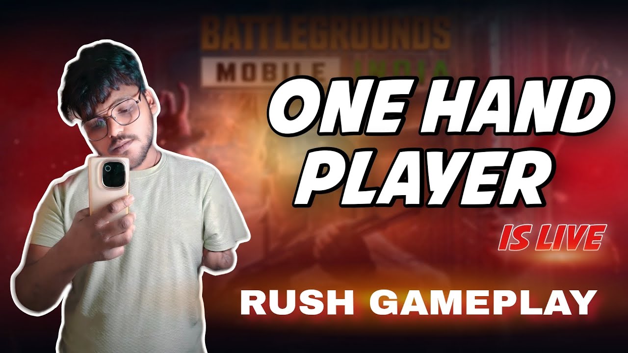 ONE HAND PLAYER IS LIVE|SUPPORT ME GUYS - YouTube