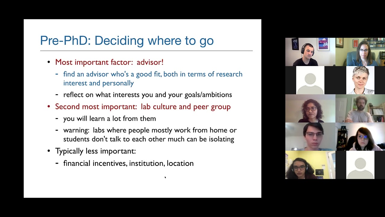 Managing your Research, your Advisor, your PhD - YouTube