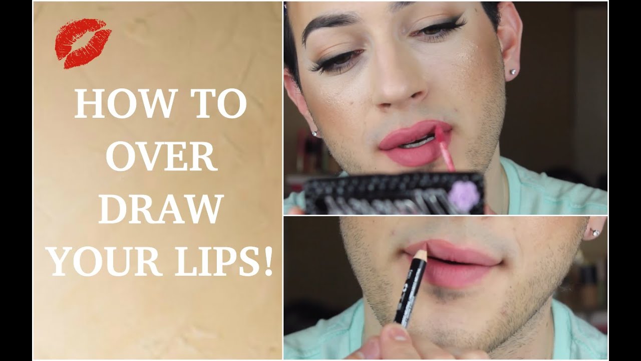 How to Overdraw Your Lips | MannyMua - YouTube