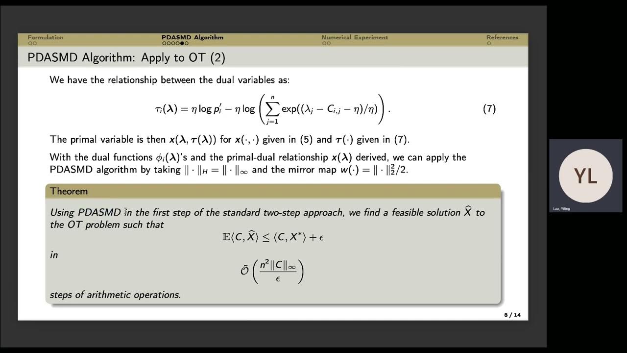 AISTATS2023 - Improved Rate of First Order Algorithm for Entropic ...