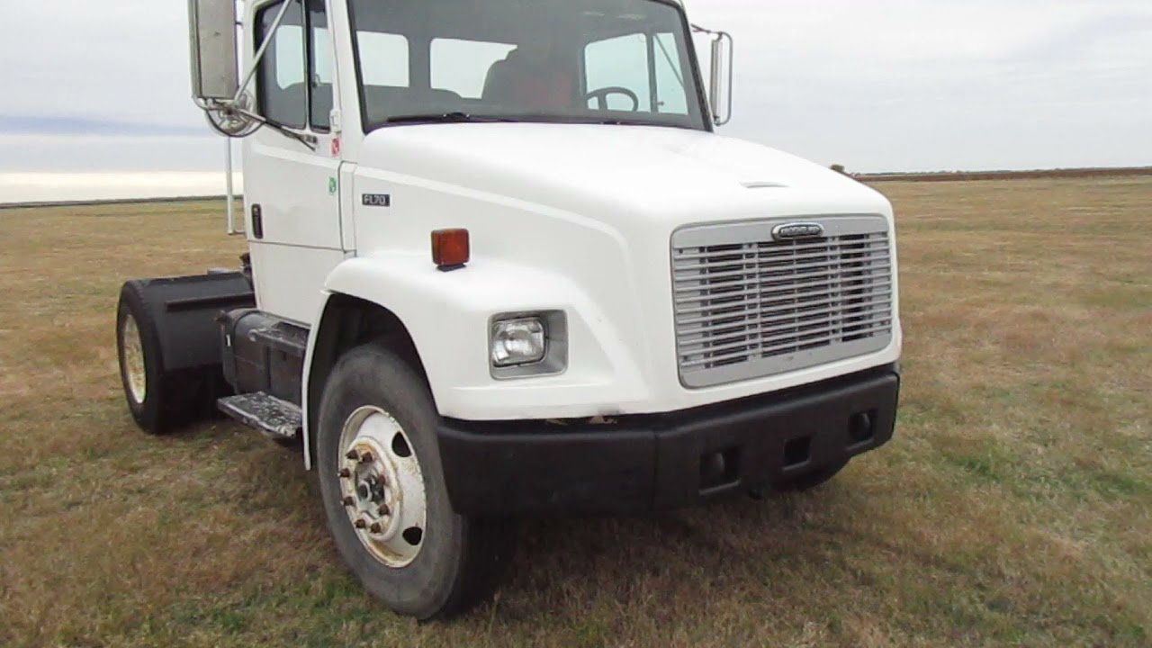 1999 Freightliner FL70 S/A Truck Tractor - YouTube