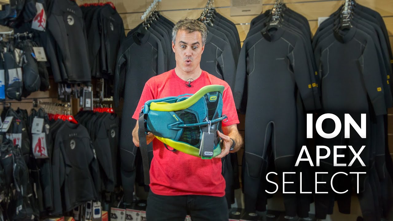 ION APEX SELECT Kiteboarding Harness Review - YouTube