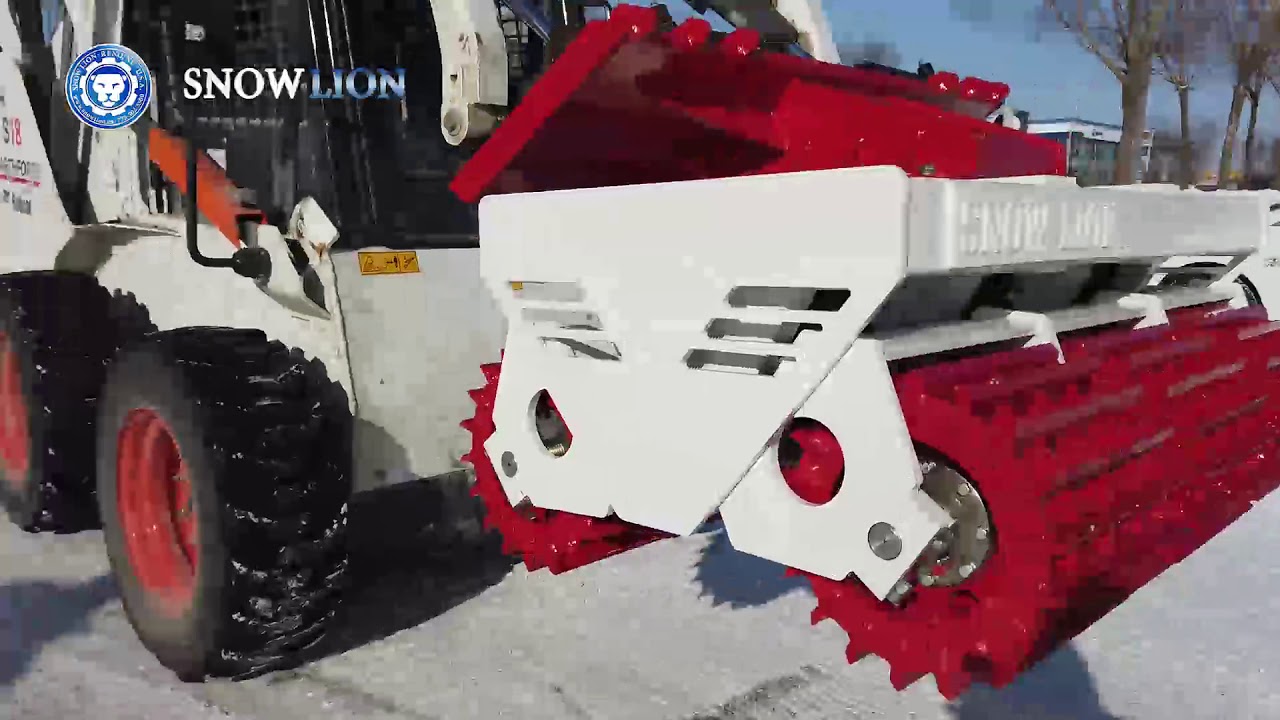 SNOWLION Double-Row Wheel Ice Breaker/Ice-breaking Machine 3.94 feet ...