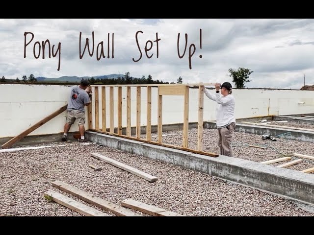 Concrete Stem Wall Foundation A Knee Wall Norman New Construction