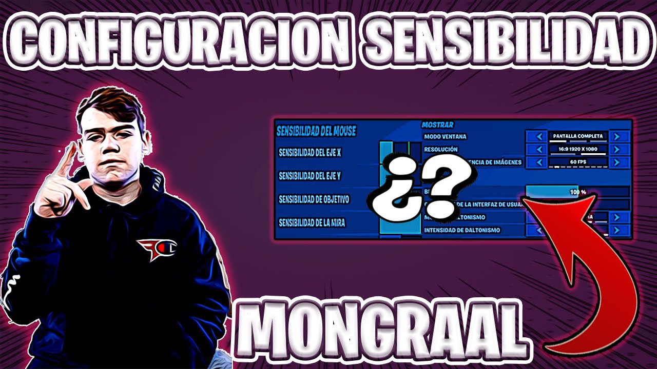🤩CONFIGURACIÓN DE MONGRAAL 2020, 💯SENSIBILIDAD DE MONGRAAL EN FORTNITE ...