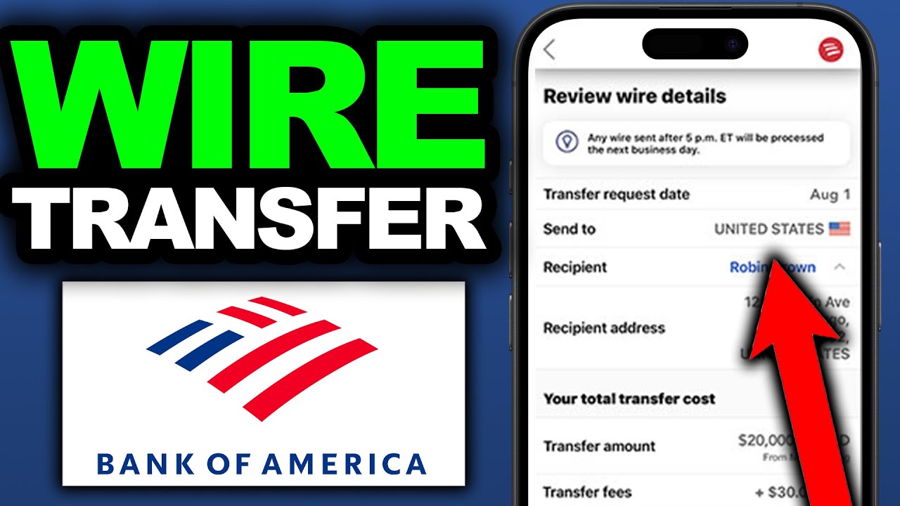 HOW TO DO A WIRE TRANSFER BANK OF AMERICA MOBILE APP 2026 - Full Guide ...