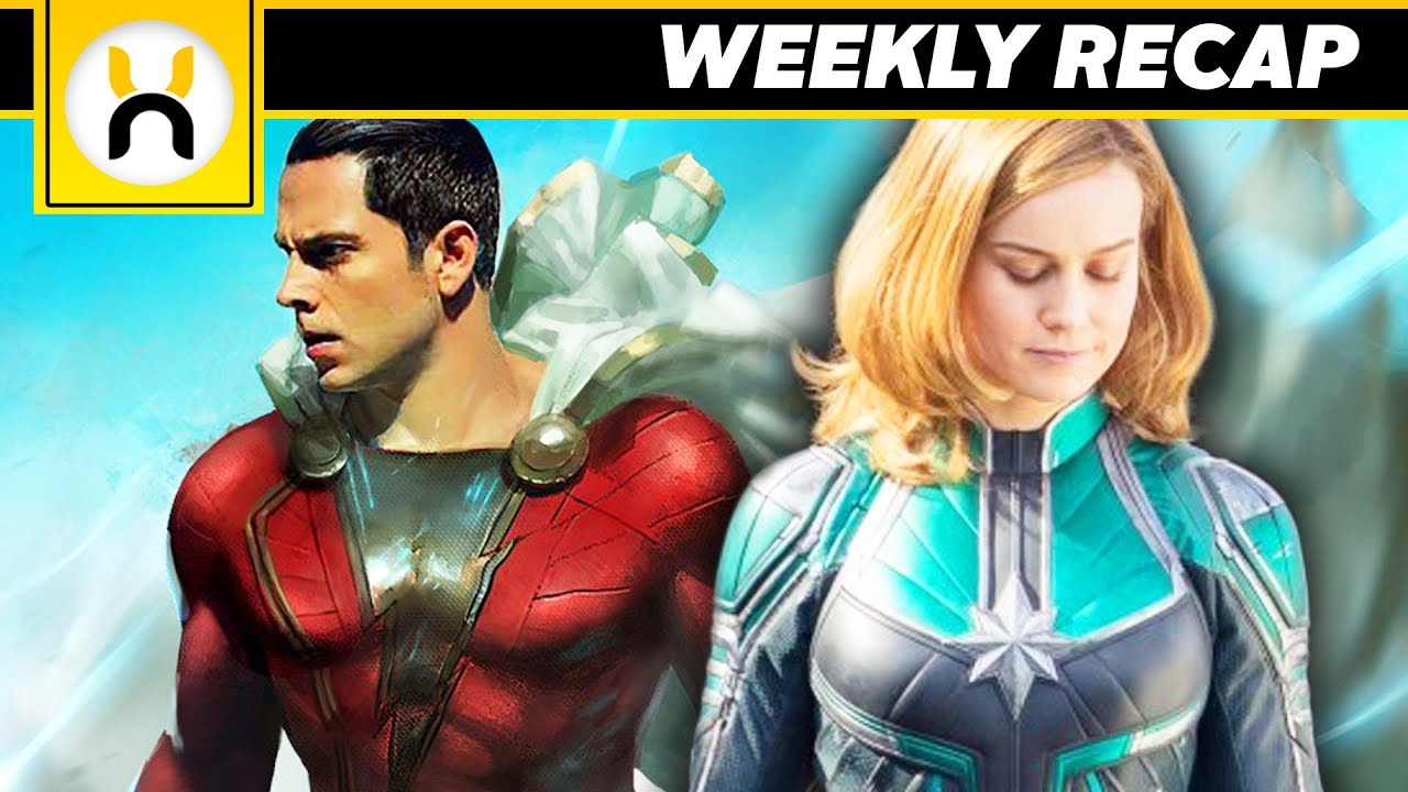 Captain Marvel First Look Outrage, Superman in Shazam & MORE! | Weekly ...
