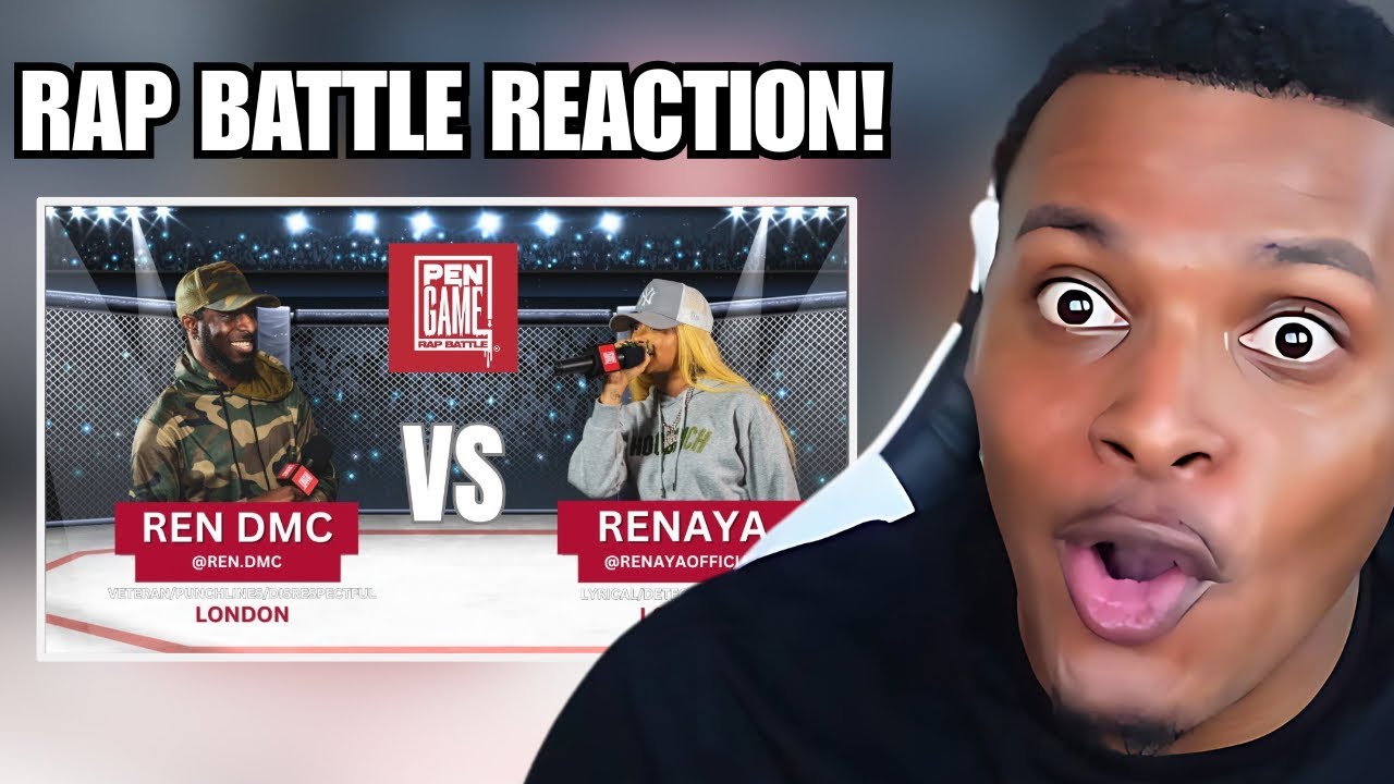 REN DMC Vs RENAYA | PenGame RapBattle 😳 - YouTube