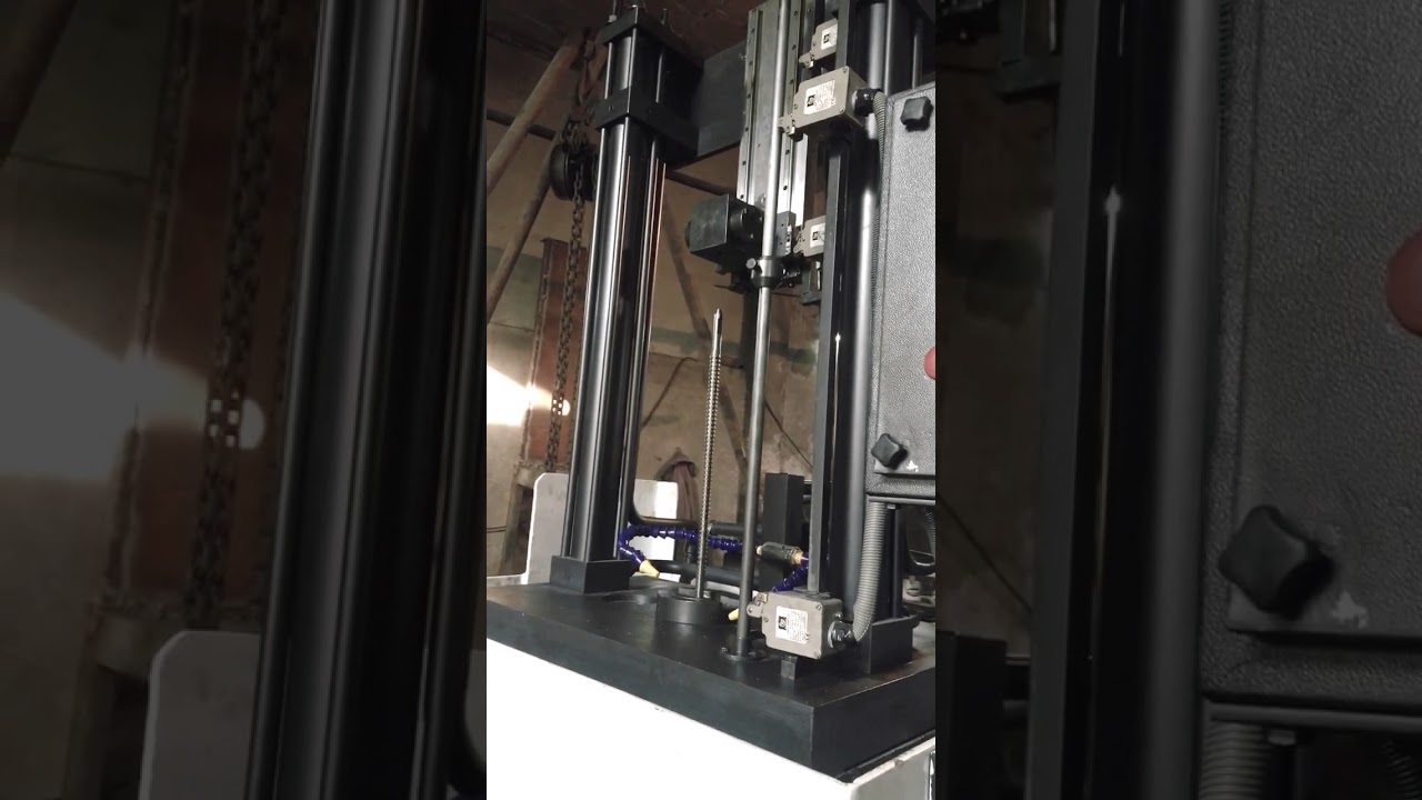 Vertical broaching machine - YouTube