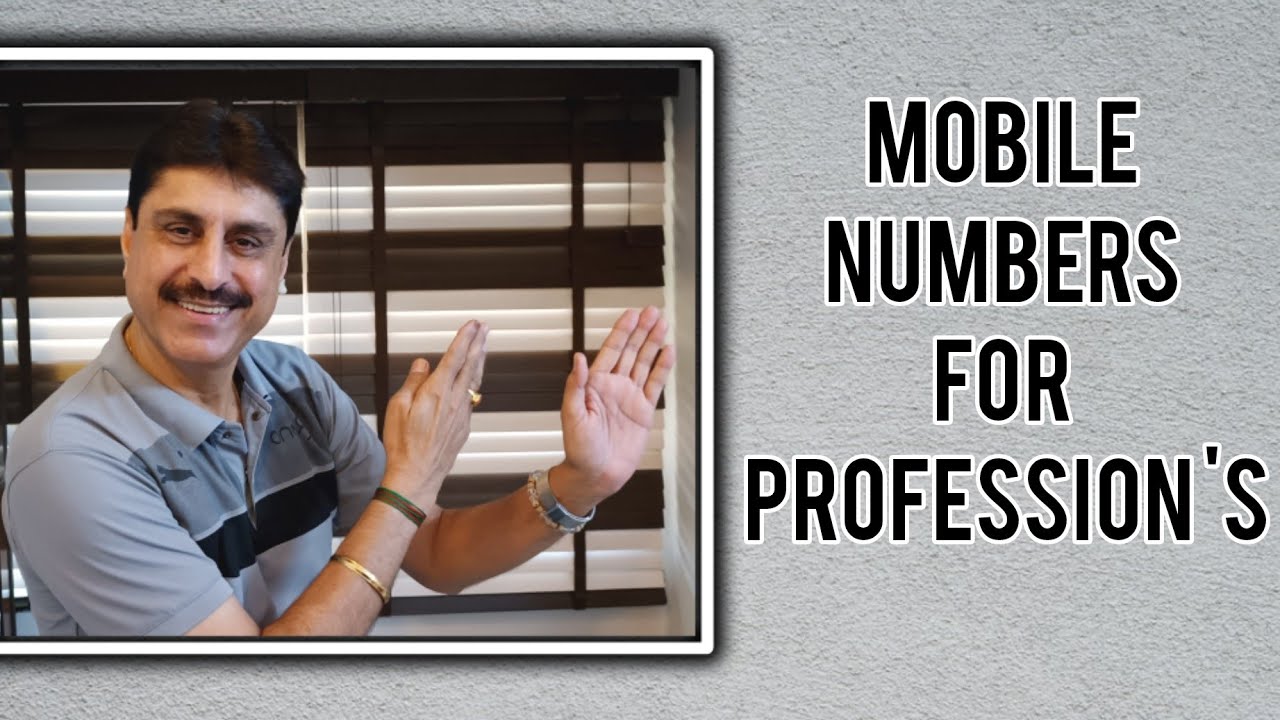 MOBILE NUMBERS FOR PROFESSIONAL SUCCESS - YouTube