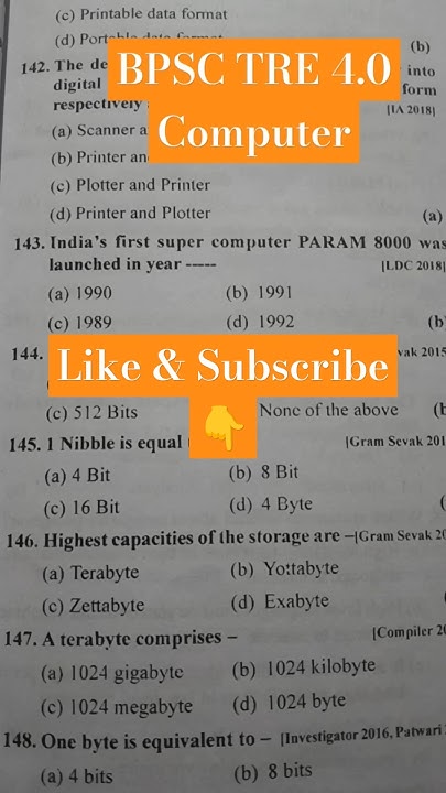 BPSC TRE 4.0 Fundamental of Computer #computerteacher #bpscteacher #bpsctre4 #bpsctre #shorts # ...