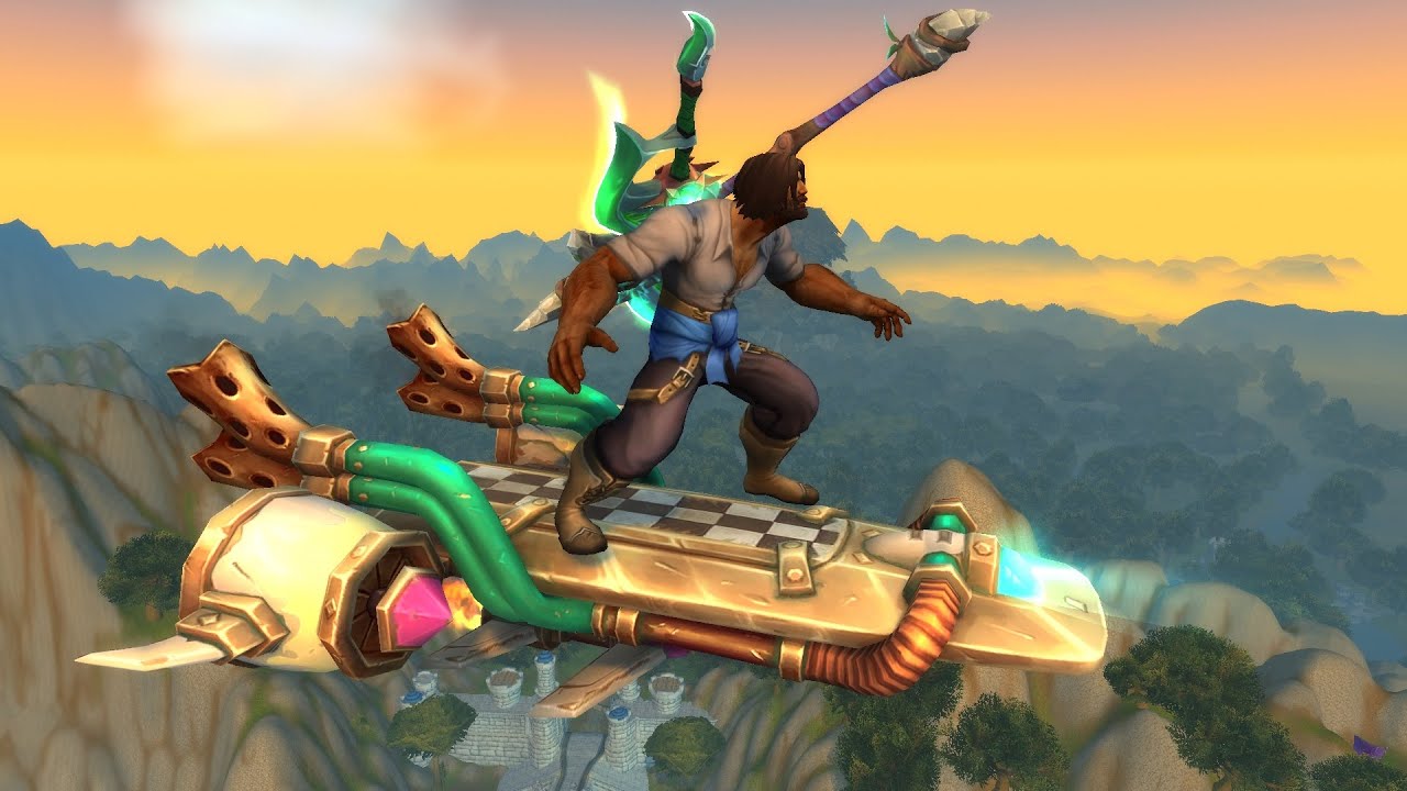 Pearlescent Goblin Wave Shredder WoW Mount - YouTube