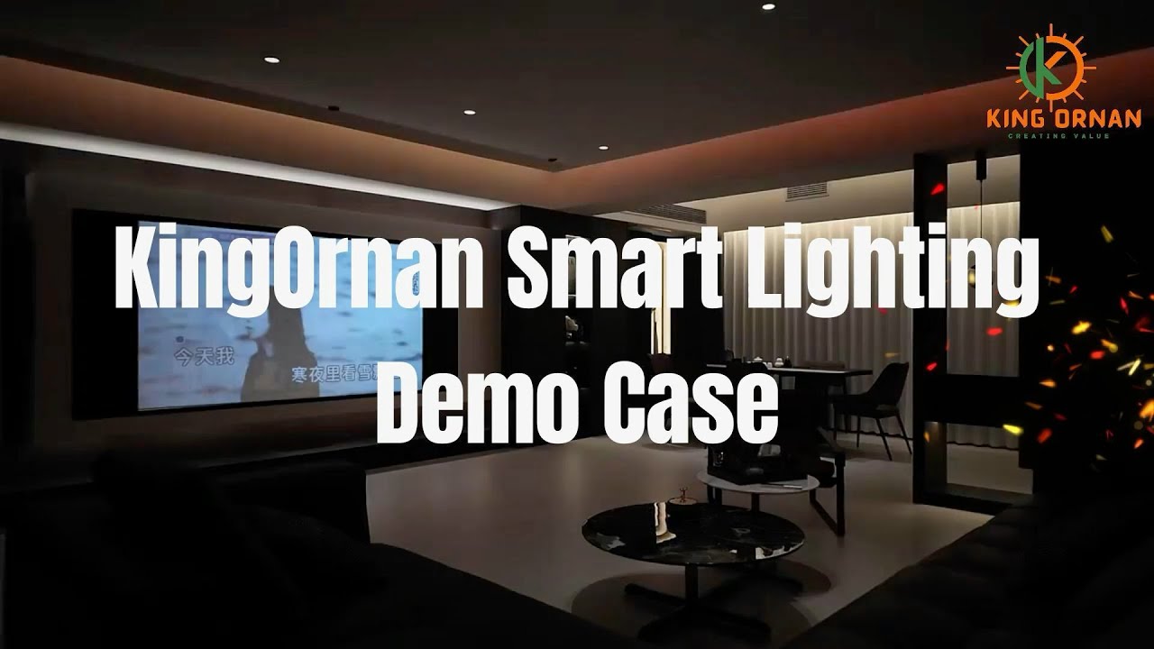 Smart Lighting Scene Control Demo (Bluetooth) | Magnetic Track + RGB ...