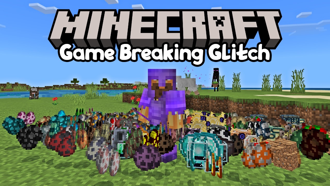 This GAME BREAKING Glitch Lets You To Do Crazy OP Stuff In Survival Minecraft -Tutorial- ALL ...