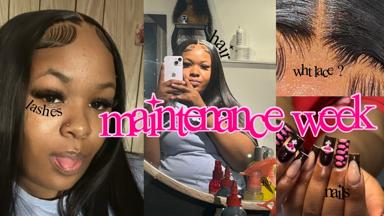 Maintenance Week Vlog Hair Nails Lashes And More Youtube