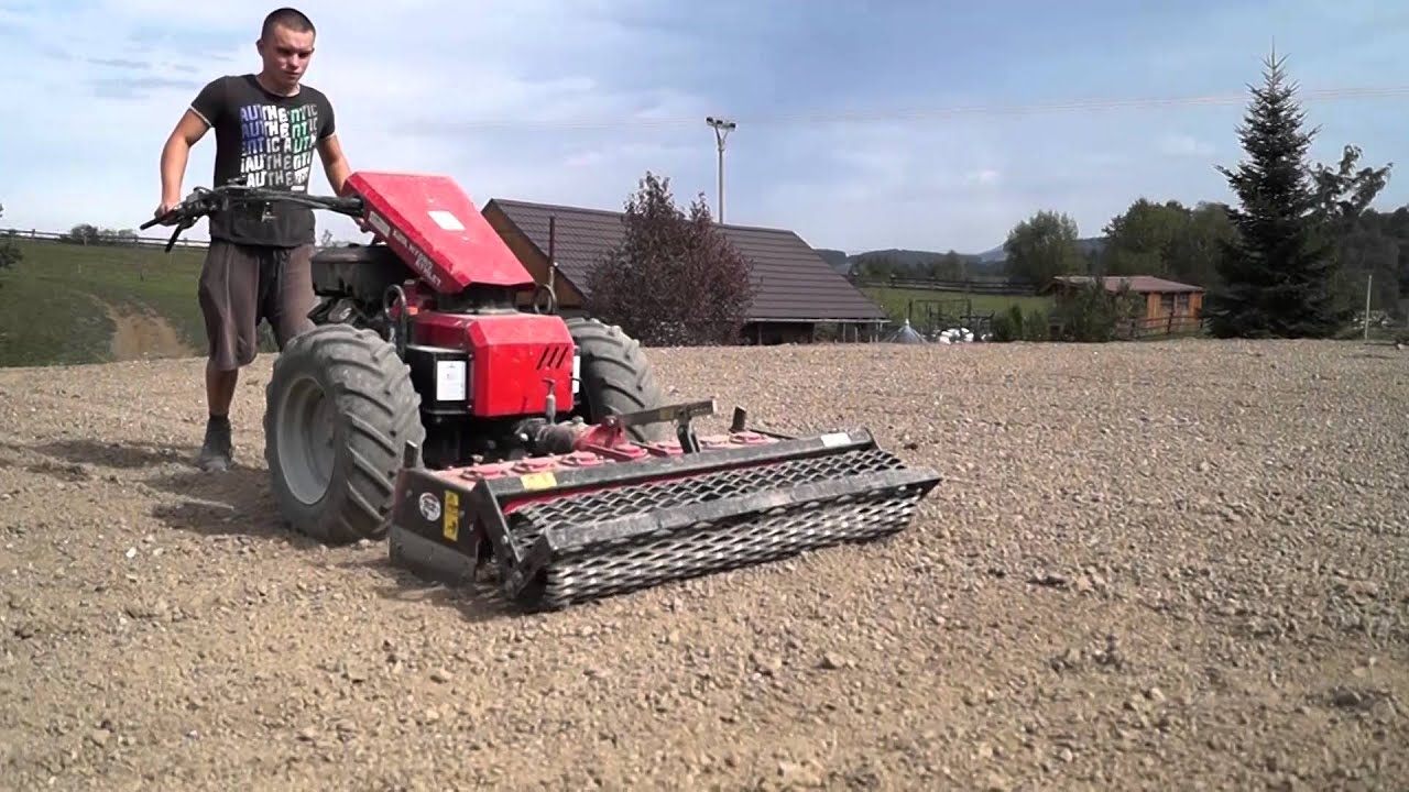 Pôdna fréza Koppl - príprava pôdy - YouTube