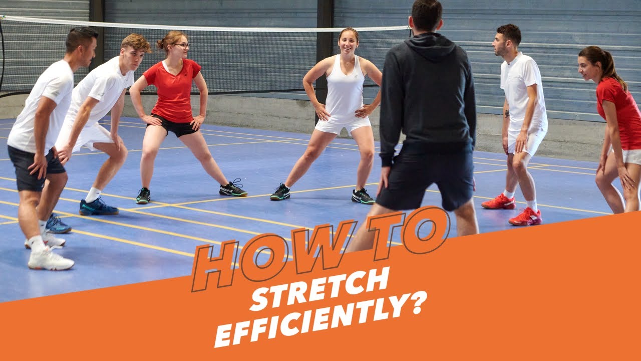 How to stretch efficiently for badminton? - YouTube