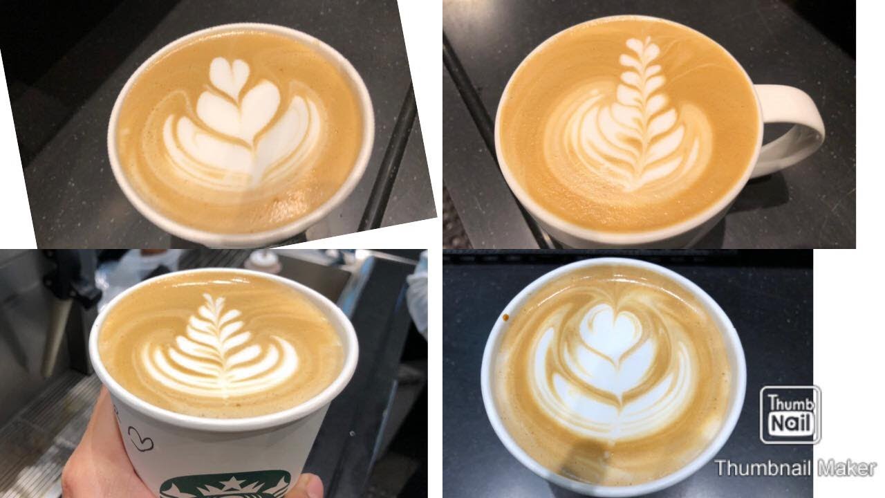 Barista Skills Latte Art Techniques Part2-Baristalifekh-Starbuckskh😊 ...