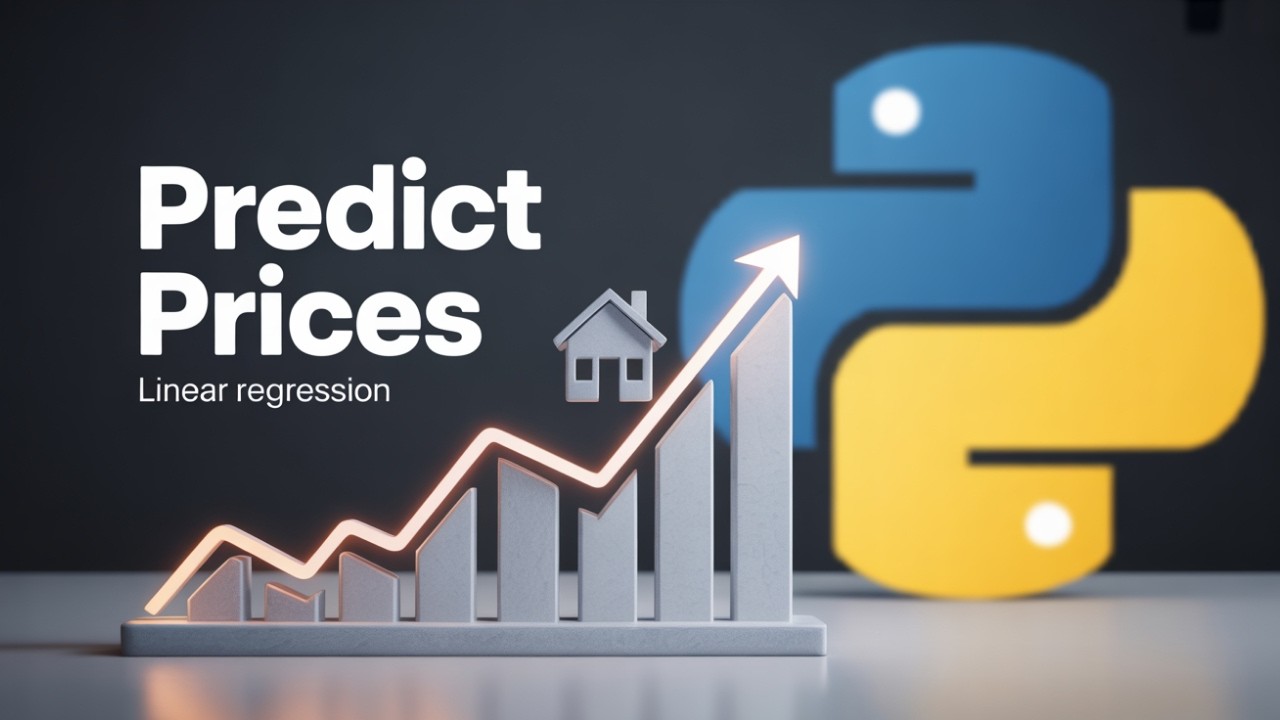 Python for Beginners - Build a real AI model to predict prices! [LIVE ...