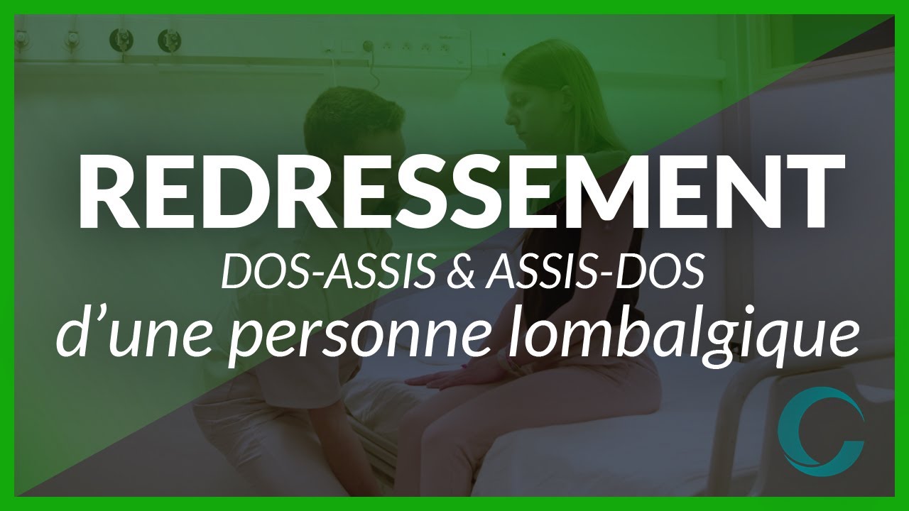 Redressement dos-assis et abaissement assis-dos d'une personne ...
