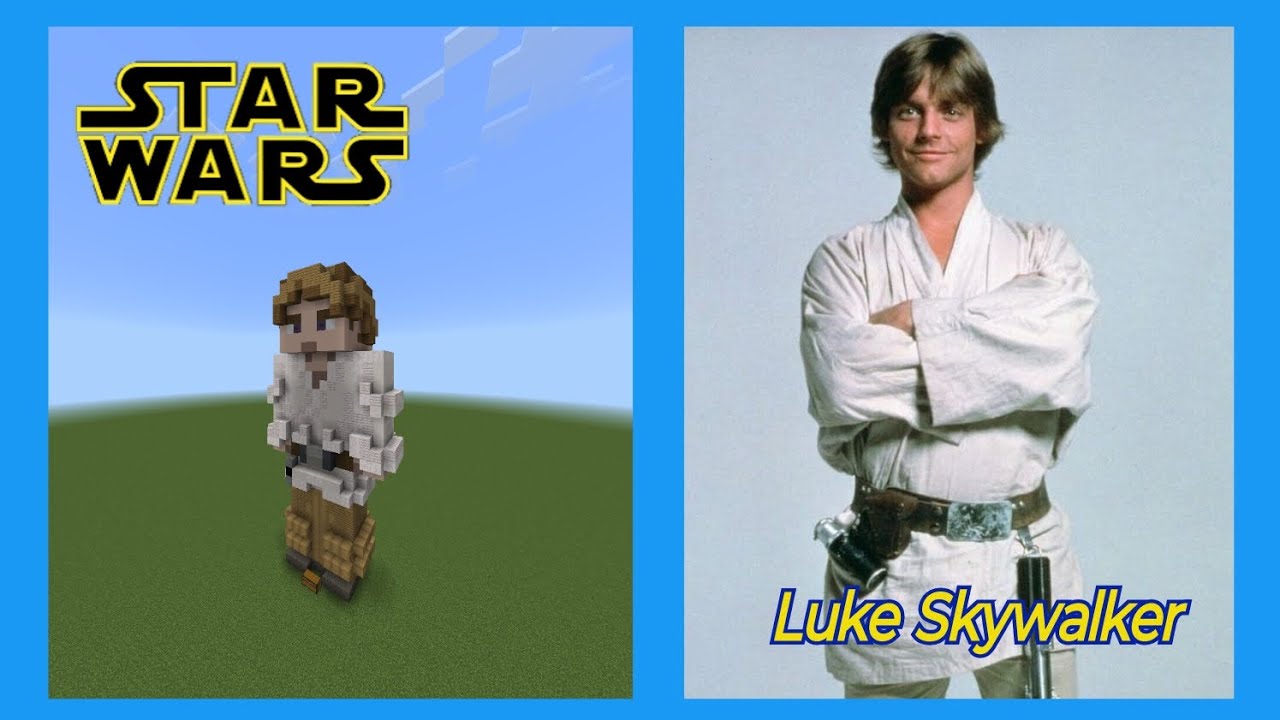 Luke Skywalker "Tatooine" | Star Wars | Minecraft Tutorial - YouTube
