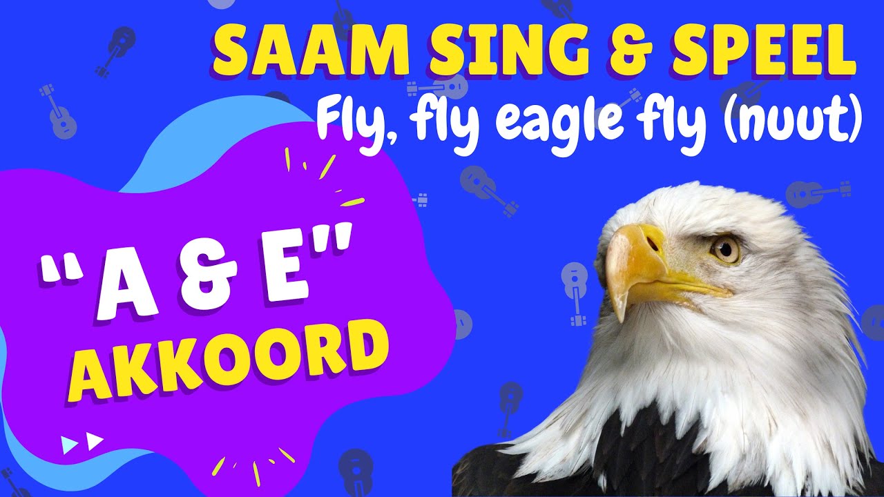 Saam sing en speel:: Fly, fly eagle fly (Nuut) 🎸#kitaar, #kinders, # ...
