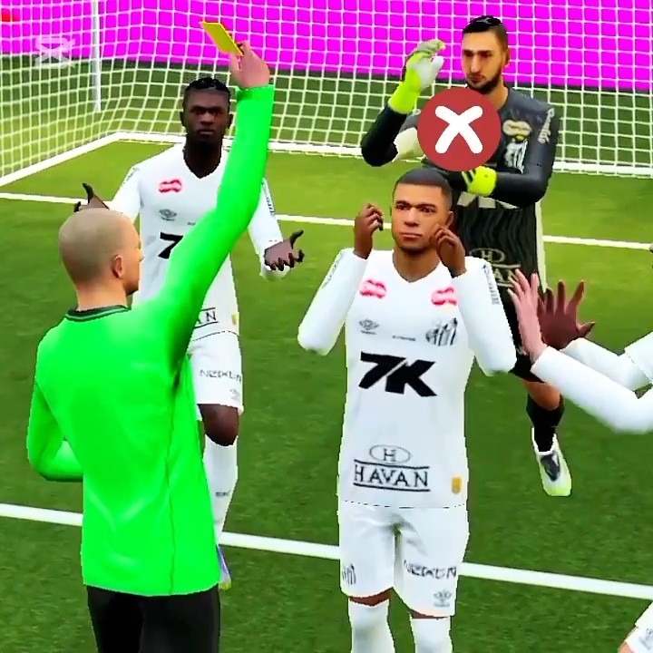 Mbappe Yellow Card 😅 #shorts - YouTube